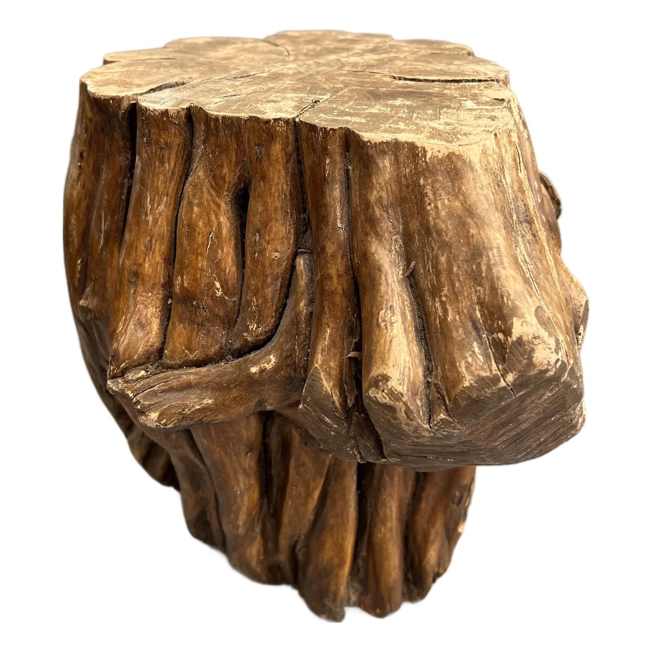 Natural Tree Root Plant Stand | Chairish