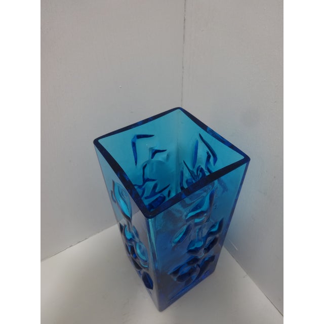 Mid-century John Käll Eneryda Glasbruk Sweden Crystal Vase | Chairish