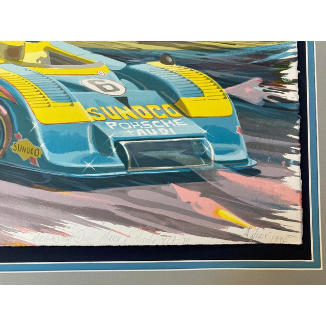 1990s "Mega Star Duo-Mark & Porsche" Original Print by Alan Nies | Chairish