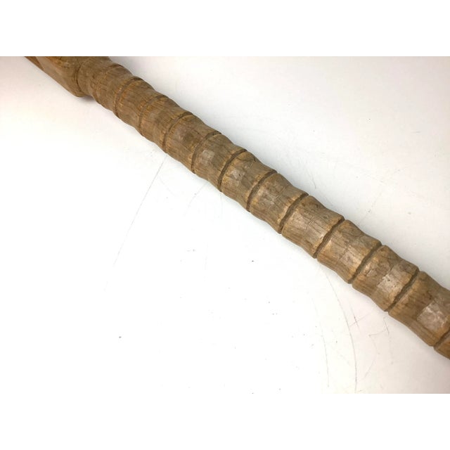 1930s Folk Art Balls in Cage Walking Stick Cane | Chairish