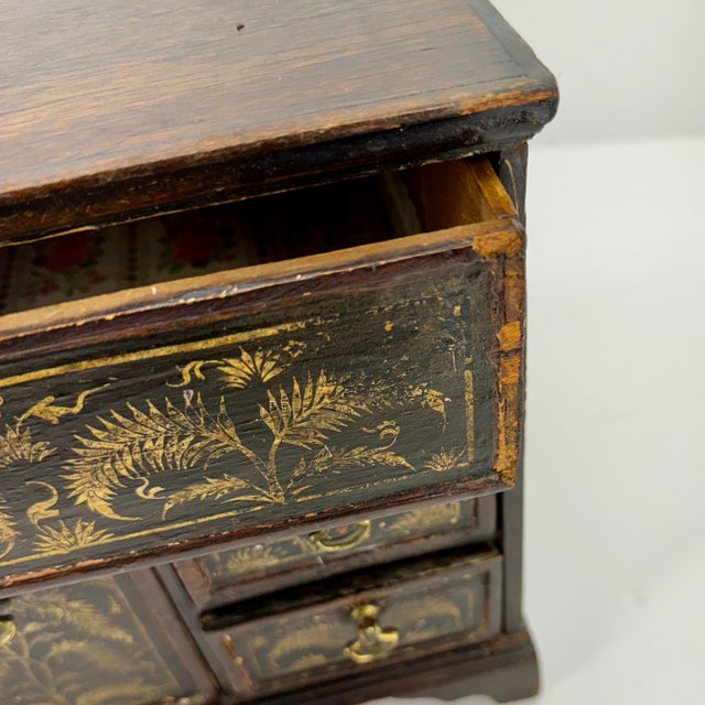 19th Century French European Jewelry Box With Secret Compartment Brass ...
