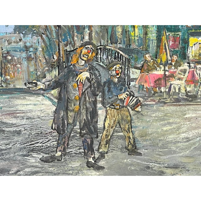 Alexis Guy Korovine, Montmartre, Le Soir, Oil on Panel | Chairish