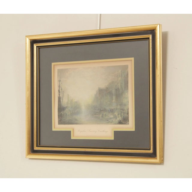 19th C. English 'Regulus Leaving Carthage' After J. M. W. Turner Hand ...