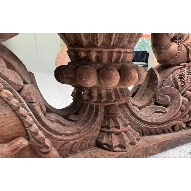 18th Century Antique Hardwood Indian Temple / Chariot Architectural ...