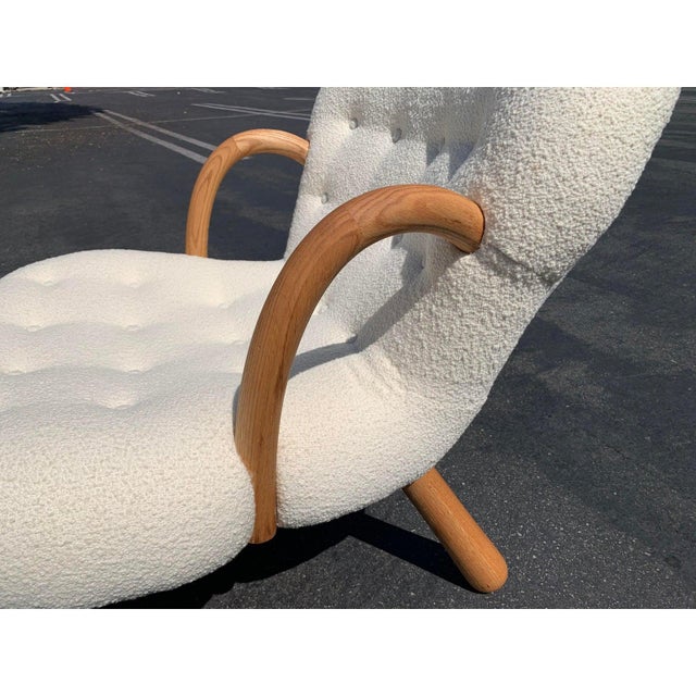 Philip Arctander Style "Clam" Armchair | Chairish