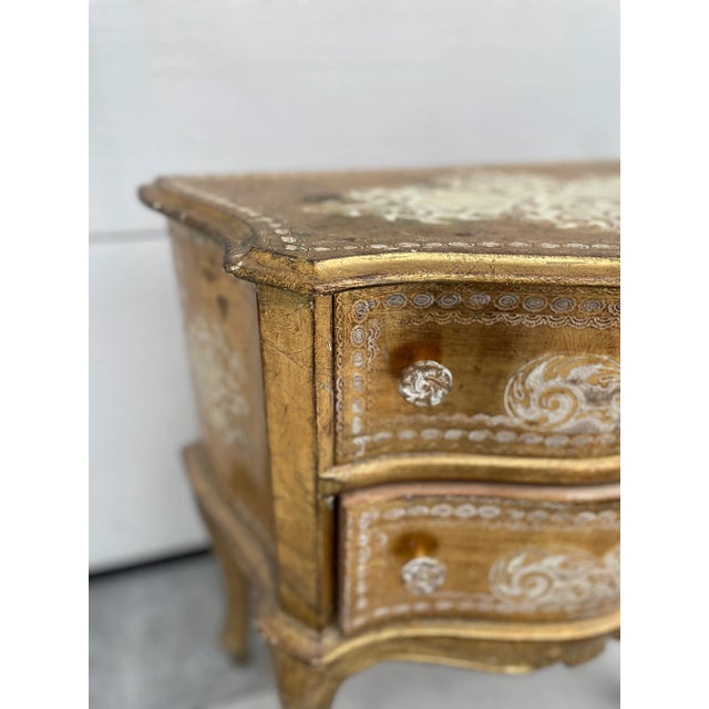 Italian Florentine Nightstand | Chairish