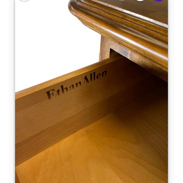 1980s Ethan Allen Classic Manor Chest on Chest | Chairish