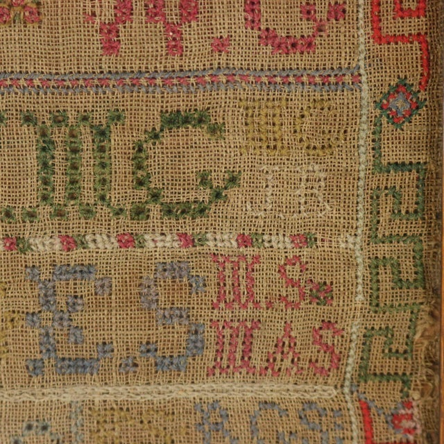 Antique Scottish Sampler, C.1820, by Mary Souter | Chairish