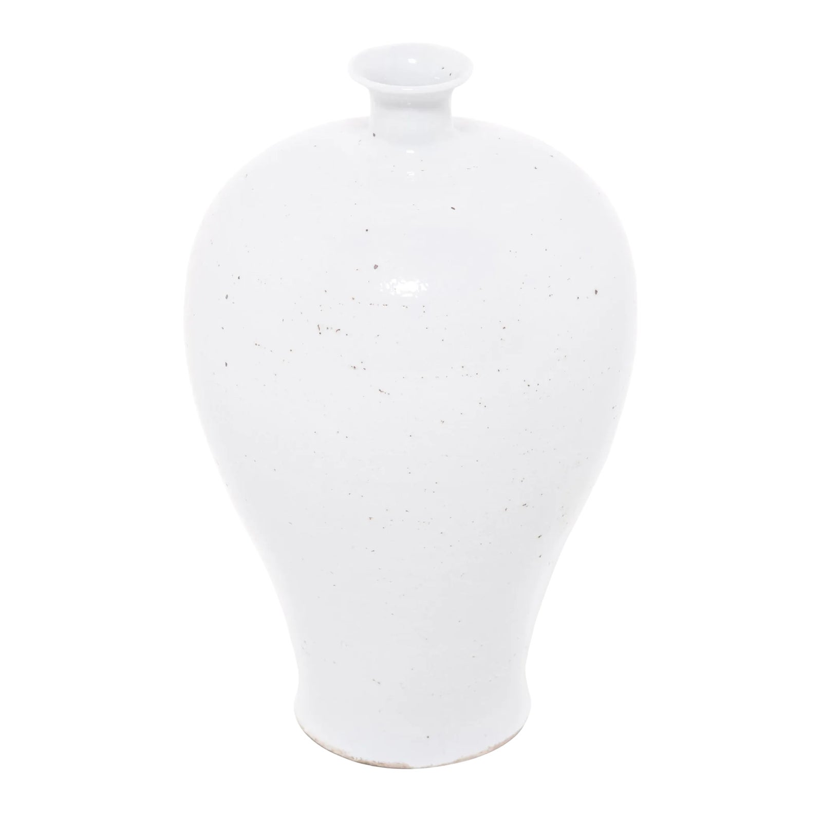 Chinese Bai White Meiping Jar | Chairish