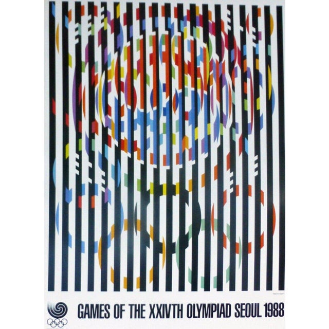 1988 Seoul Olympic Games, Yaacov Agam Poster | Chairish