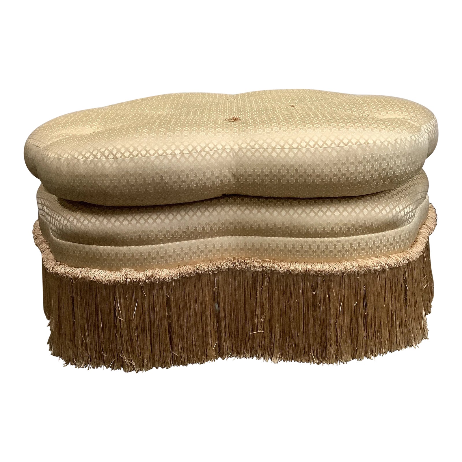 Jj Custom Los Angeles, California Carolina Ottoman | Chairish