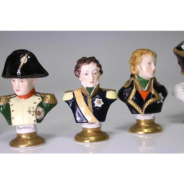 Miniature Porcelain Busts of Napoleon & His Generals by Rudolph Kammer ...