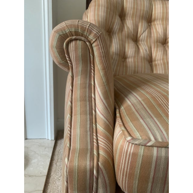 Small Upholstered Club Chair | Chairish