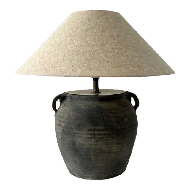 Vintage Water Pot Table Lamp | Chairish