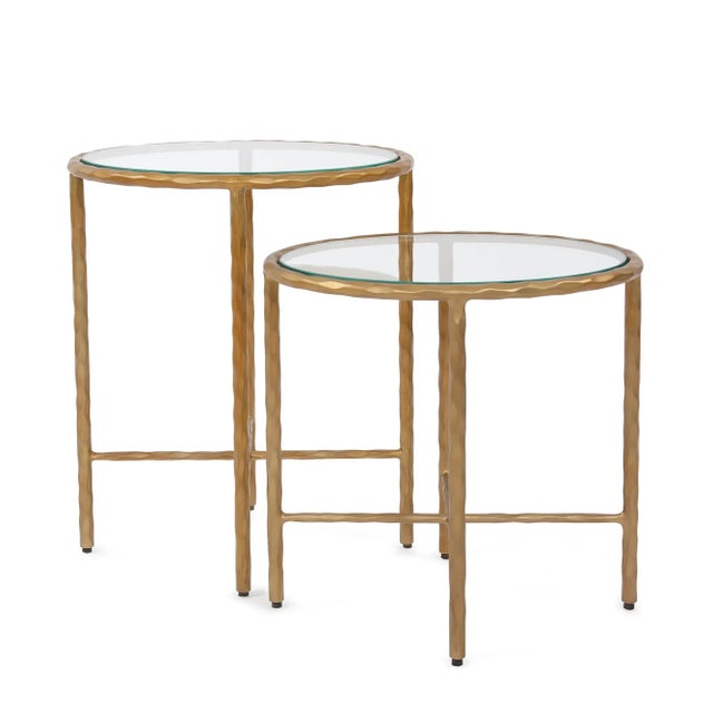 Tetro Oval Nesting Tables - Pair | Chairish