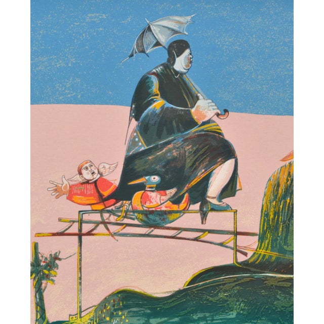 Luigi Rincicotti, I Dodici Mesi, March Lithograph | Chairish