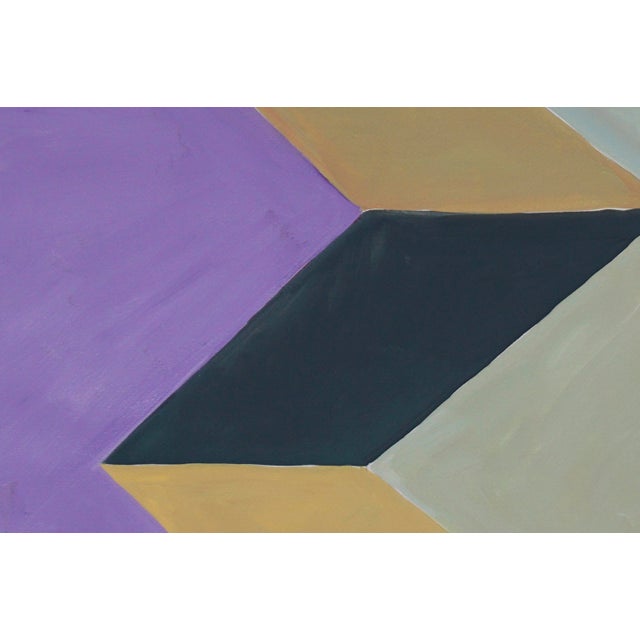 2022, Abstract Geometric Patterns Triptych of "Monumental Flower Pot ...