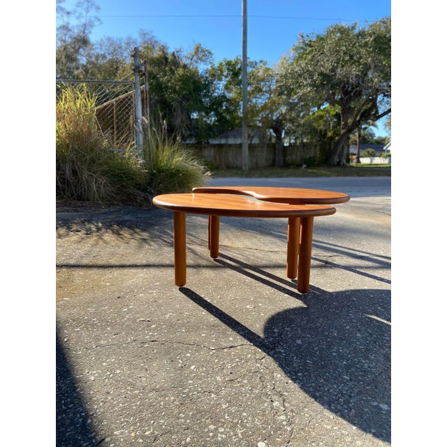 Danish Modern Yin Yang Teak Tables [ Set of 2 ] | Chairish