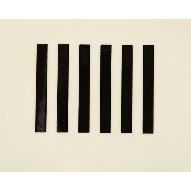 Michael Duvall Signed Postmodern Ceramic Plate | Chairish