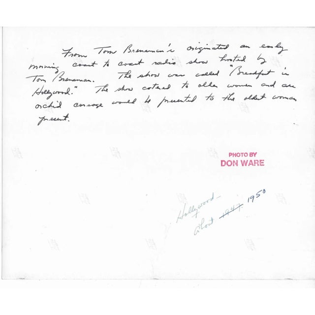 1950 Tom Breneman's Restaurant Hollywood Photographer by Don Ware ...