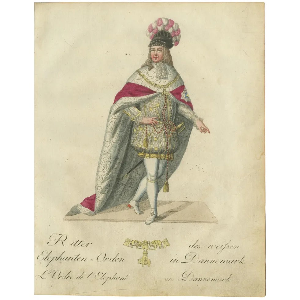 Christian Friedrich Schwan, Knight of the Order of the Elephant, 1791 ...