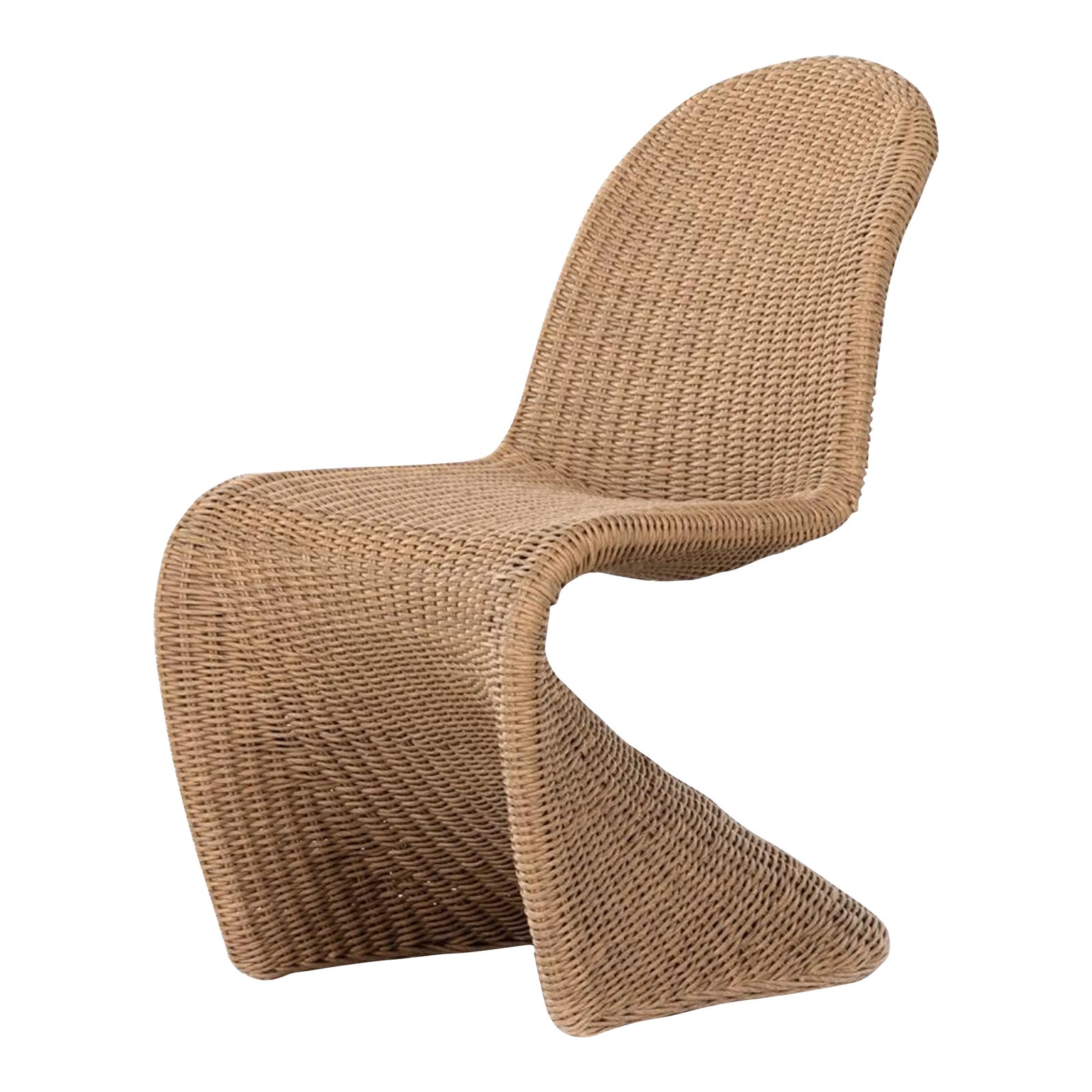 Portia Outdoor Dining Chair, Vintage Natural | Chairish