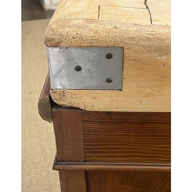 1920s/1930s European Butcher Shop Chopping Block / Island | Chairish