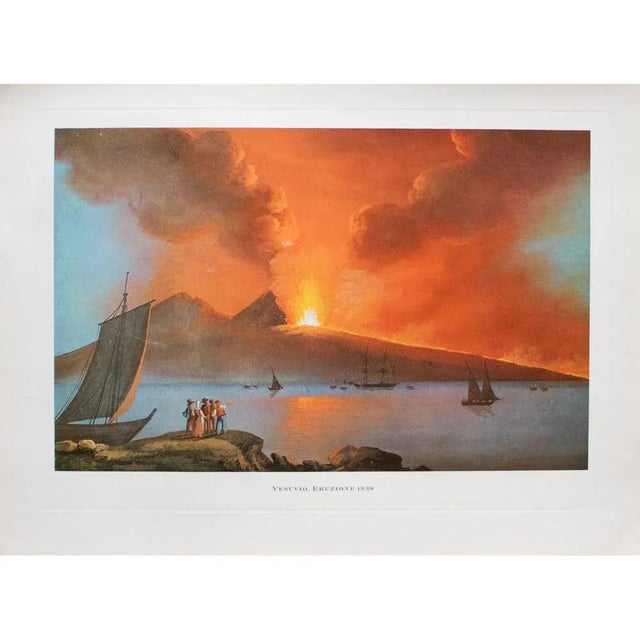 1964 "Vesuvius, Eruption 1828" Original Lithograph | Chairish
