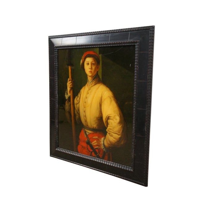 Portrait of Halberdier Cosimo De Medici Soldier Oil Painting After ...