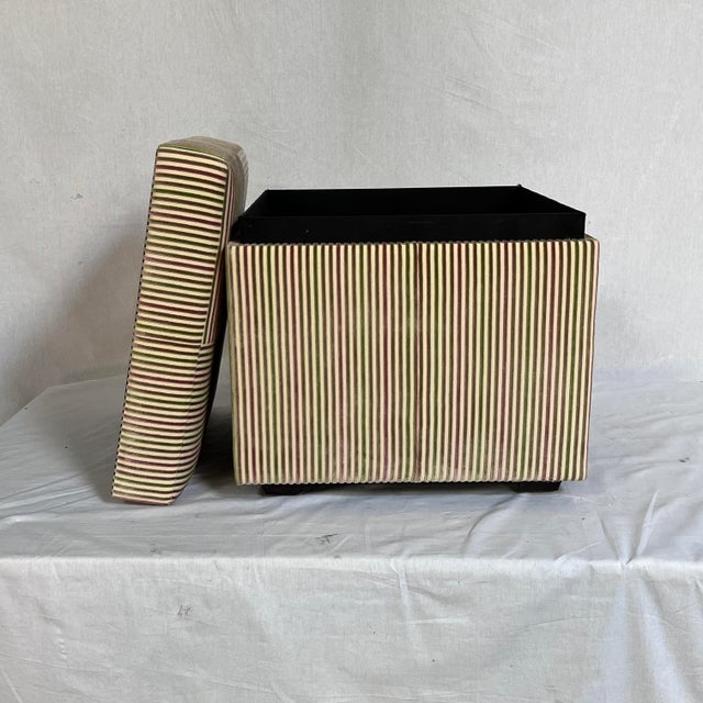 Contemporary Square Storage Cube | Chairish