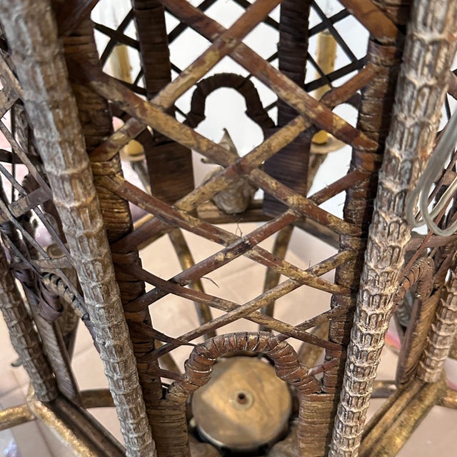 Vintage Palm Beach Regency Pagoda Chandelier—TWO Available | Chairish