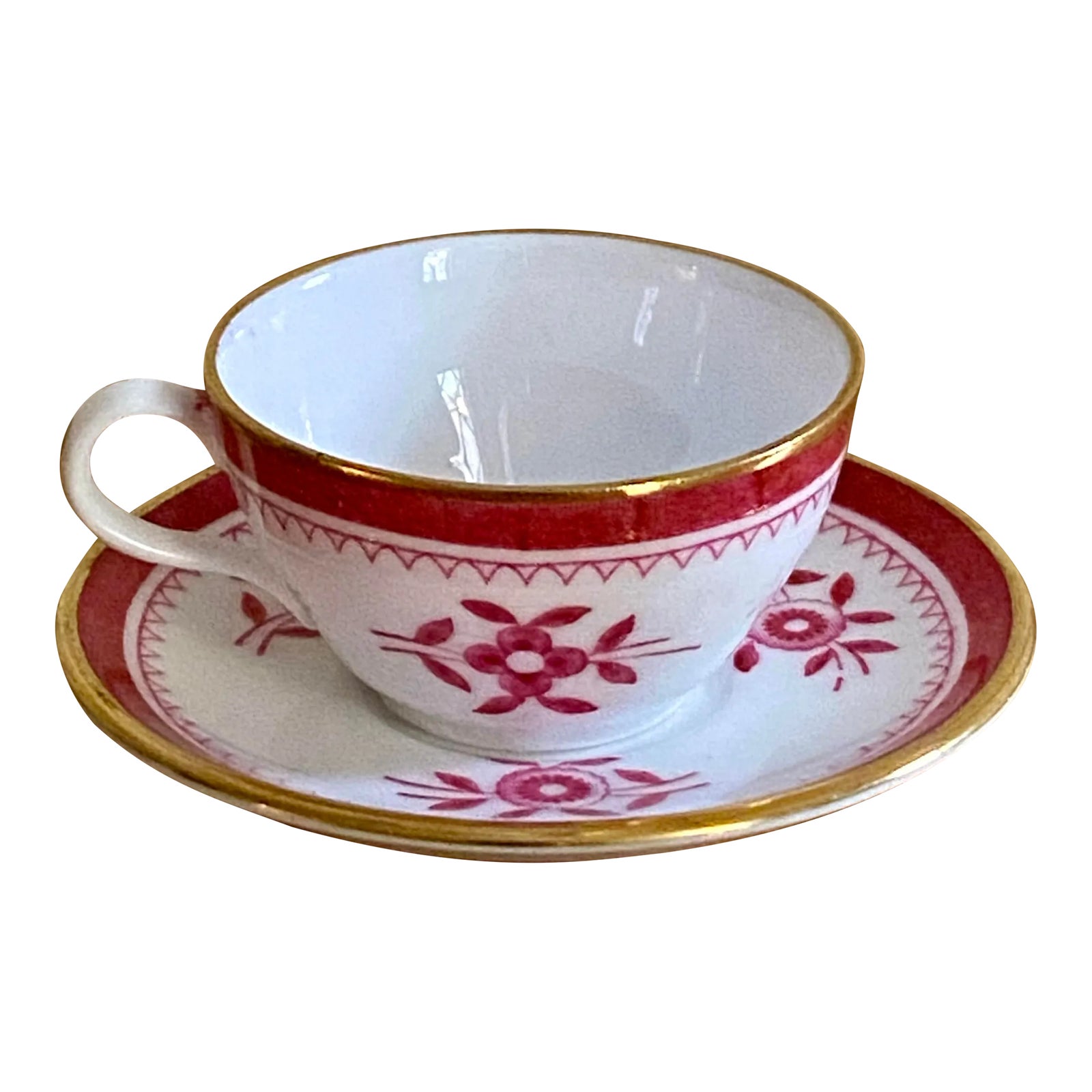 Vintage Miniature Spode Teacup and Saucer Set- 2 Pieces | Chairish