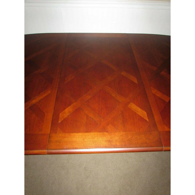 Late 20th Century Thomasville Impressions Trellis Garden Dining Table ...