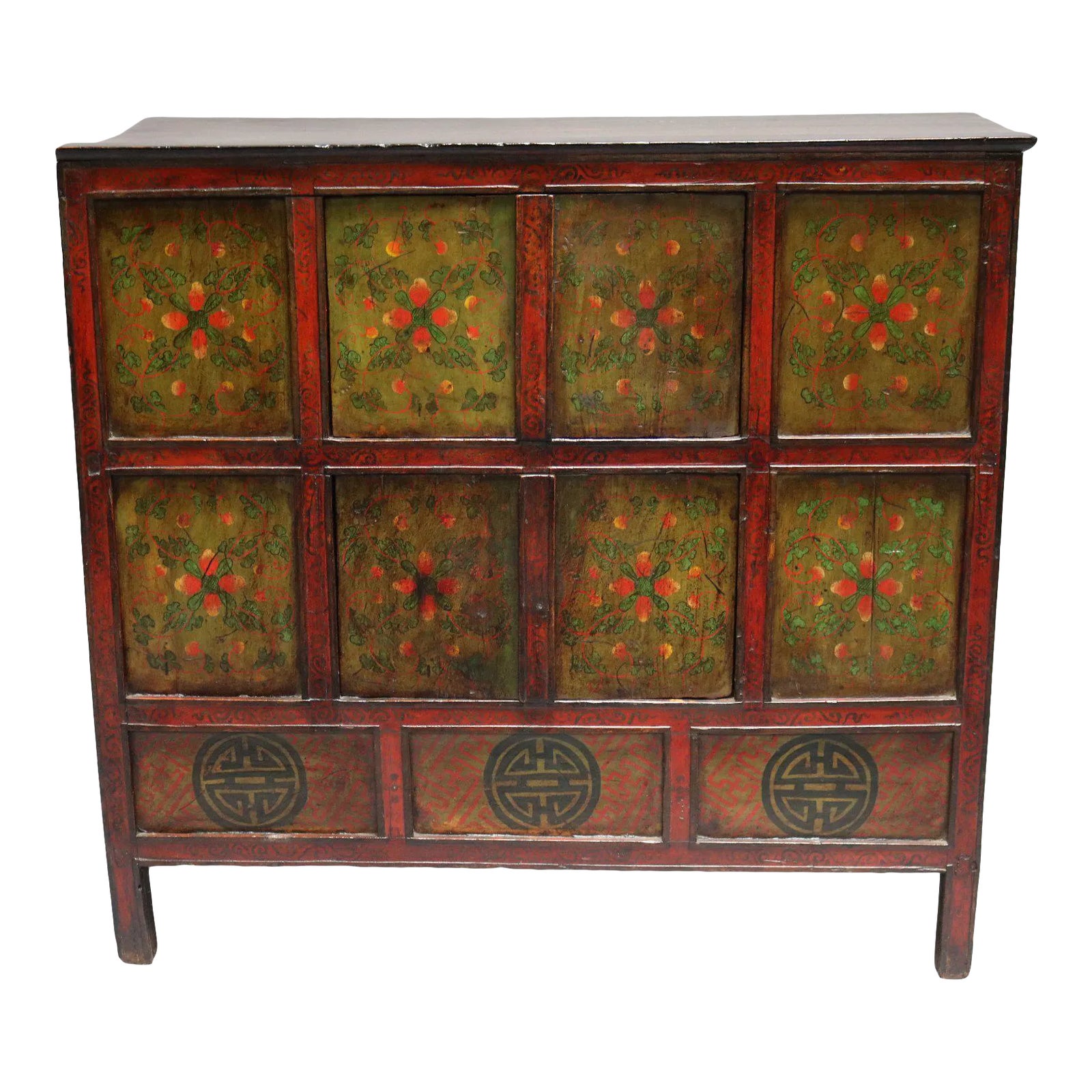 1920s Tibetan Chest | Chairish
