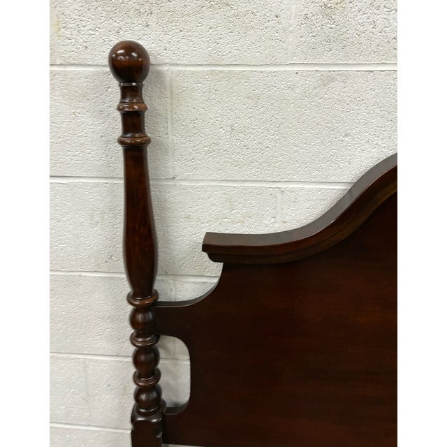 Vintage Full or Queen Convertible Colonial Four Poster Pediment ...