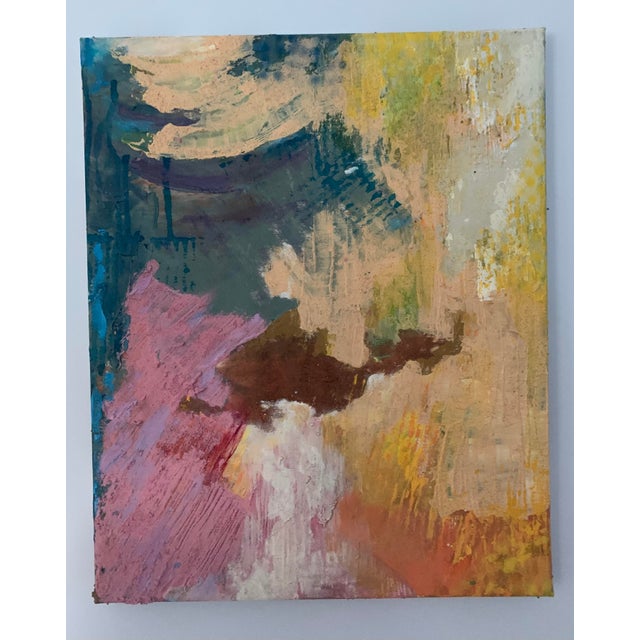 1960s Vintage Abstract Painting | Chairish