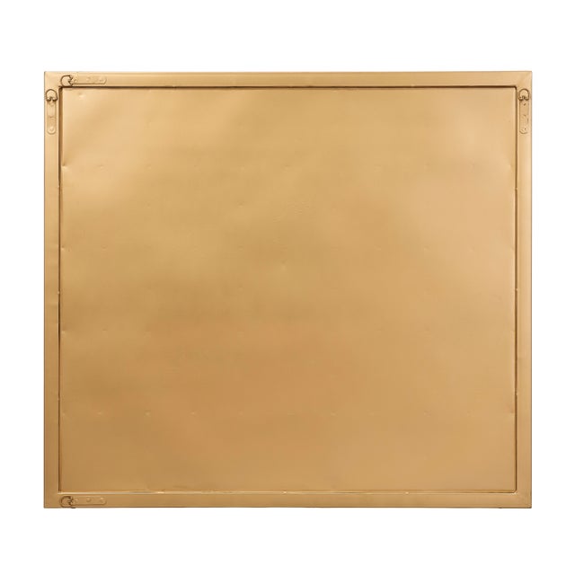 Rectangular Grid Mirror | Chairish