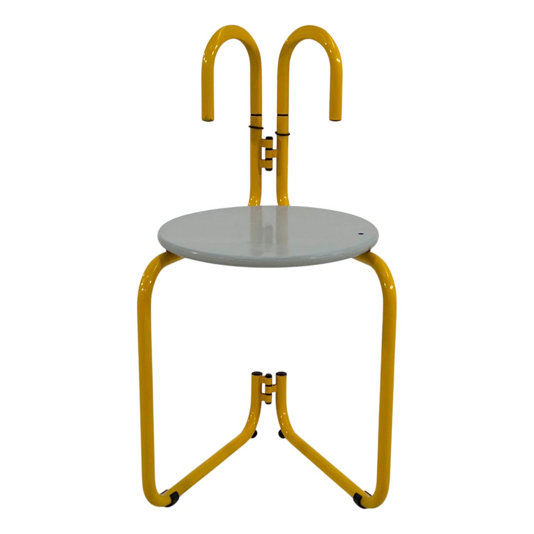Grey & Yellow Binda Chair by Luca Leonori & Stefano Stefani for ...