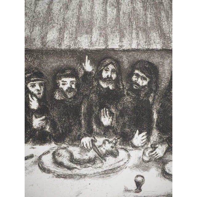 Marc Chagall, The Passover Meal, Original Engraving | Chairish