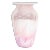 Gibson Glass 1990 Pink Iridescent Art Glass Vase | Chairish