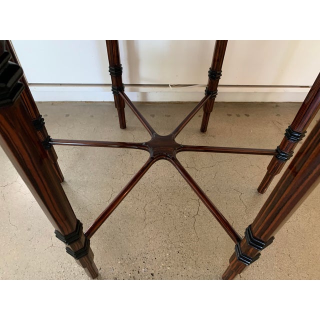 Traditional Hexagonal Side Table | Chairish