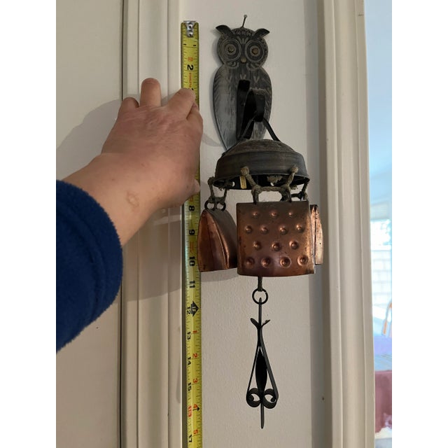 Vintage House Gong for Wall Mounting, Owl Plate With Three Copper ...