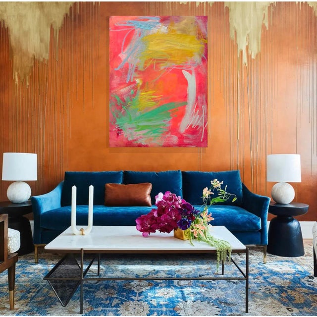 "Let's Party" by Trixie Pitts Abstract Expressionist Oil Painting ...