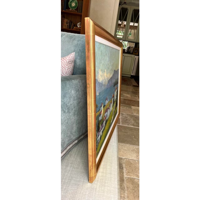 "On the Spanish Coast" Seascape Oil Painting by Artist Henry Barnes ...