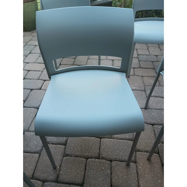 Steelcase Move Chairs, Platinum - Set of 4 | Chairish