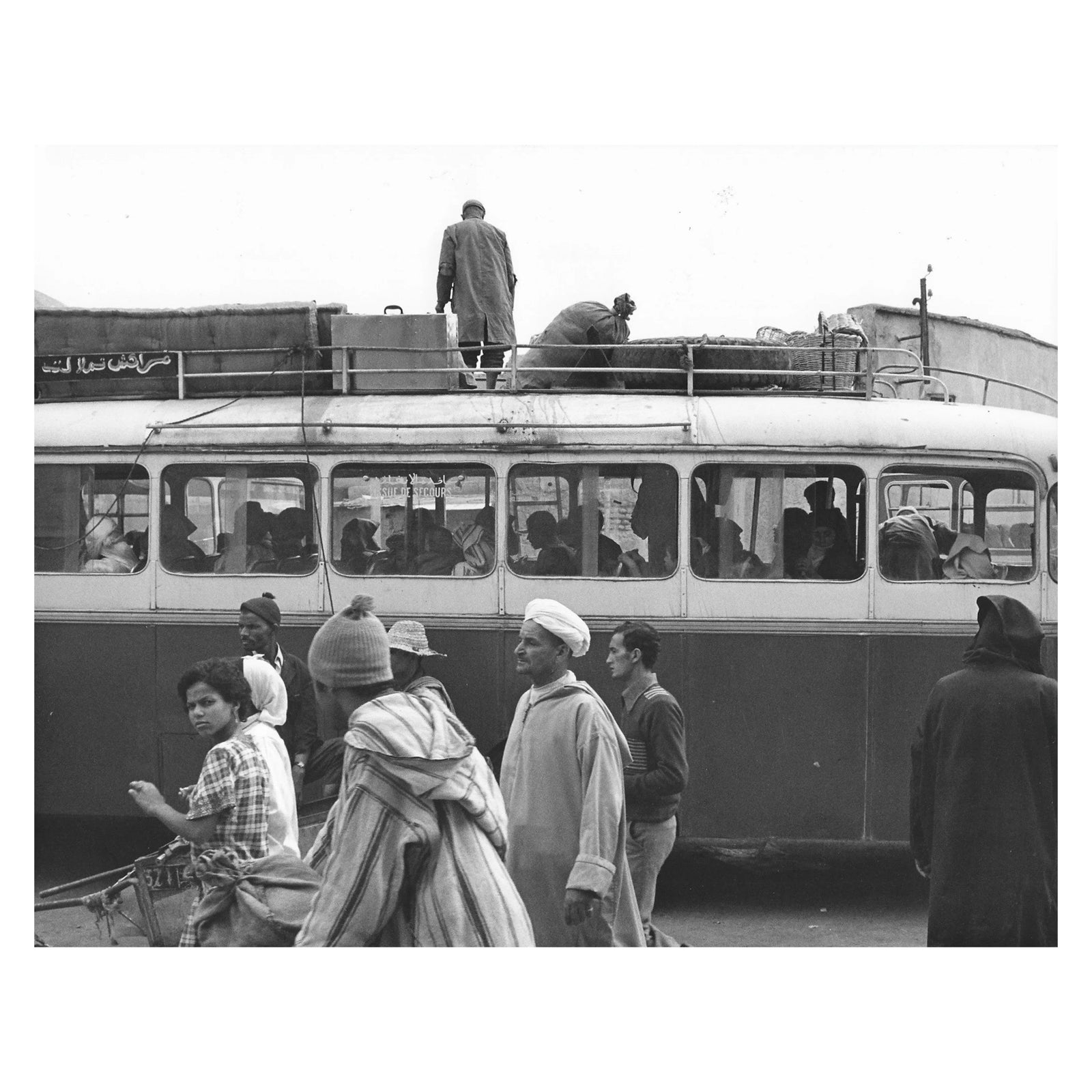 1976 Moroccan Bus Photograph by Don Ware | Chairish
