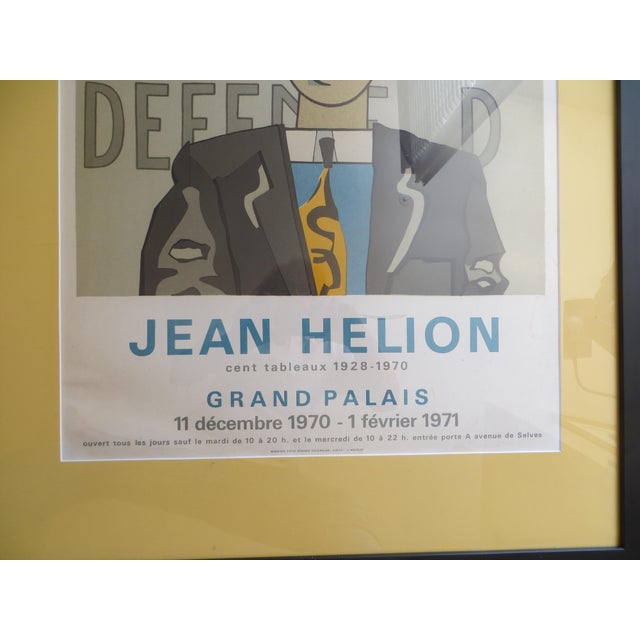 Poster Jean Helion Grand Palais 1970, Framed | Chairish