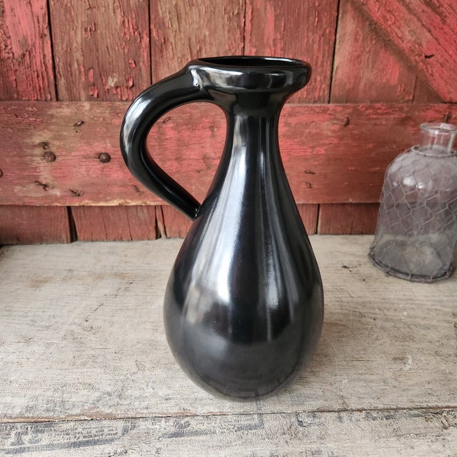 Vintage George & Georgene Garrett Southwest-Style Black Studio Pottery ...