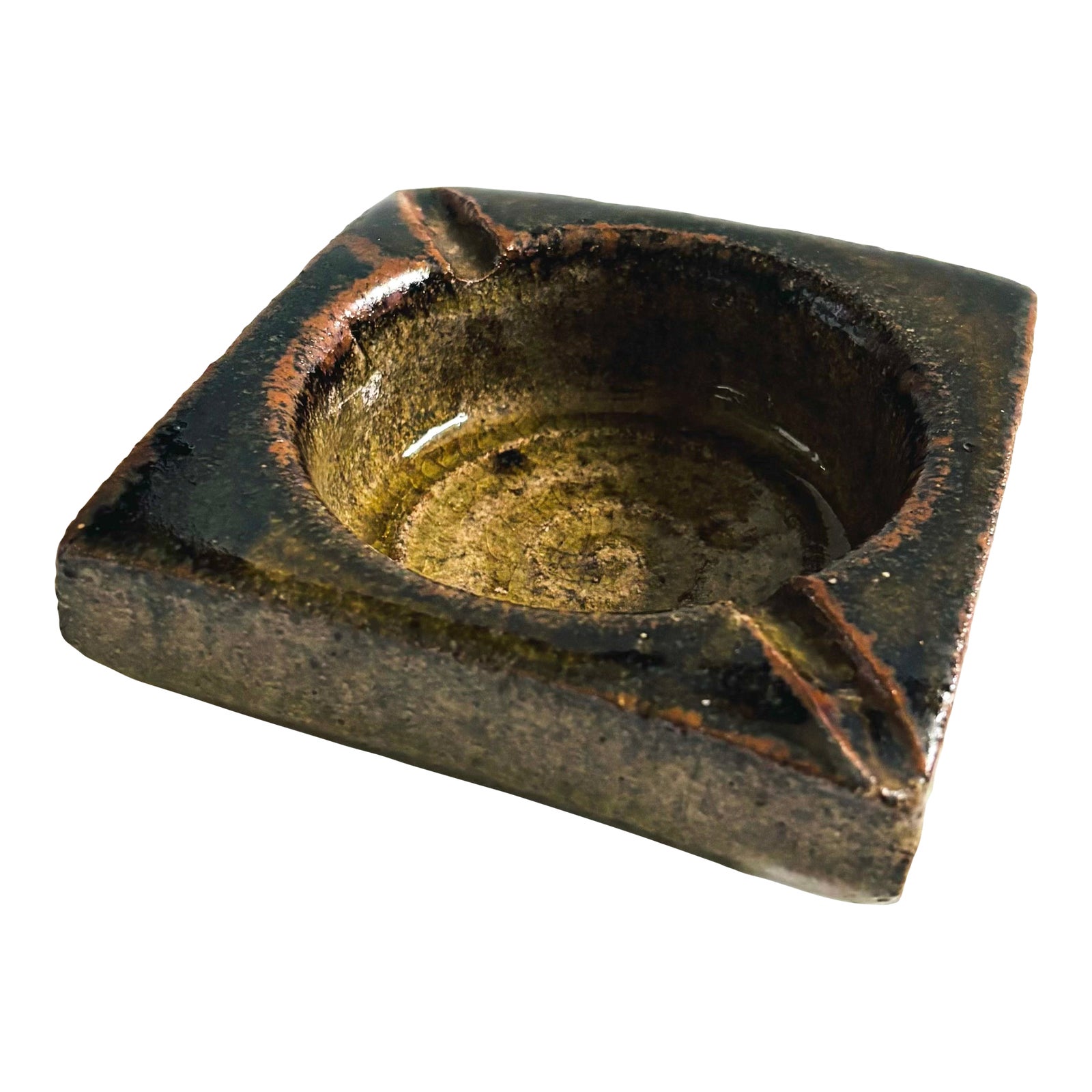 Eric Norstad Studio Pottery Ashtray | Chairish