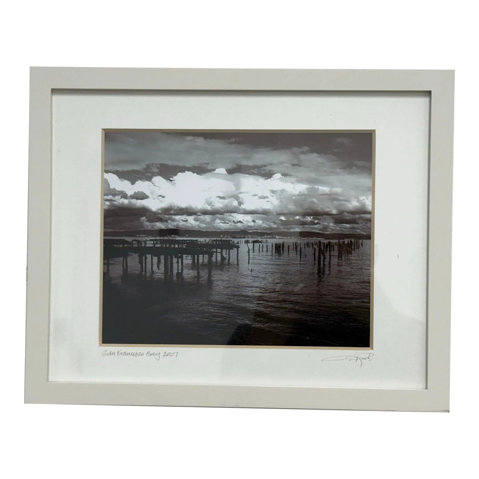 Circa 2007 Ravi Anand "San Francisco Bay" Signed Photograph | Chairish